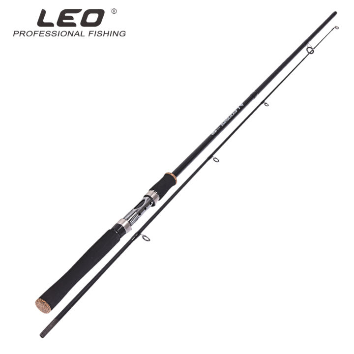 LEO 2 Section Spinning Fishing Rod 180CM/210CM Lure Fishing Rod Pole ...