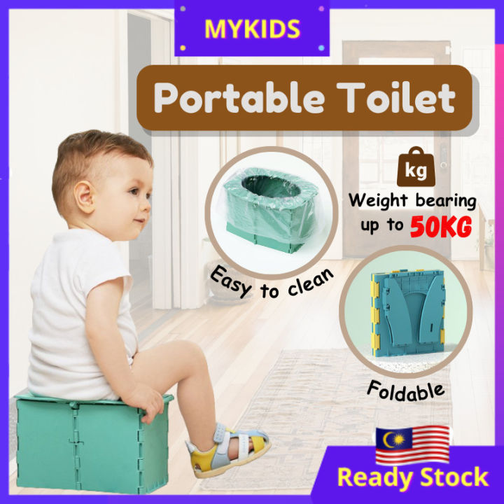 Portable Potty Foldable Training Toilet Kid Toilet Emergency Potties ...