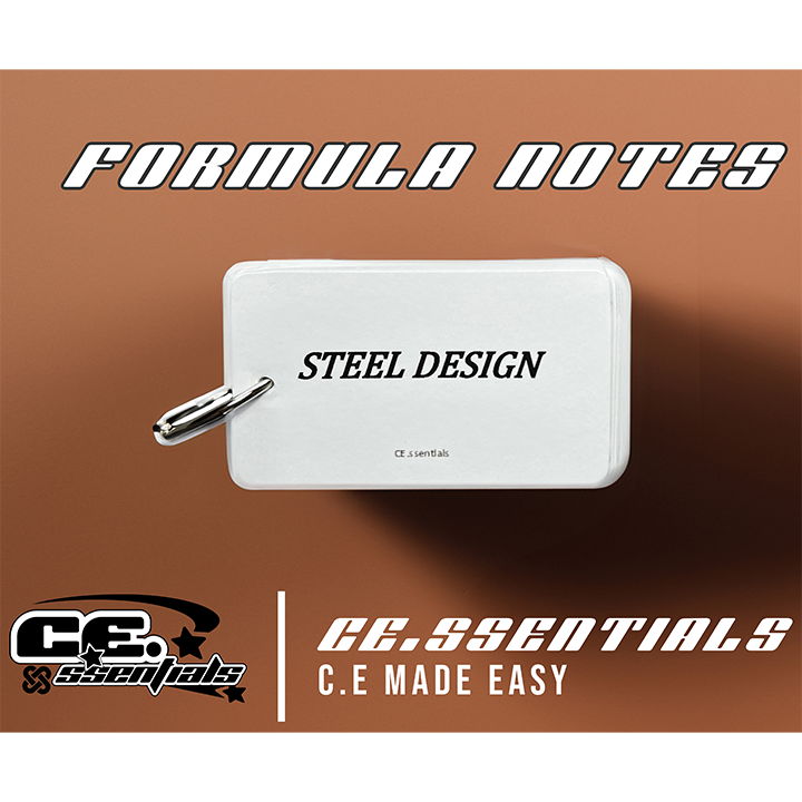 STEEL DESIGN & EARTHQUAKE ENGINEERING - CIVIL ENGINEERING FORMULA CE ...