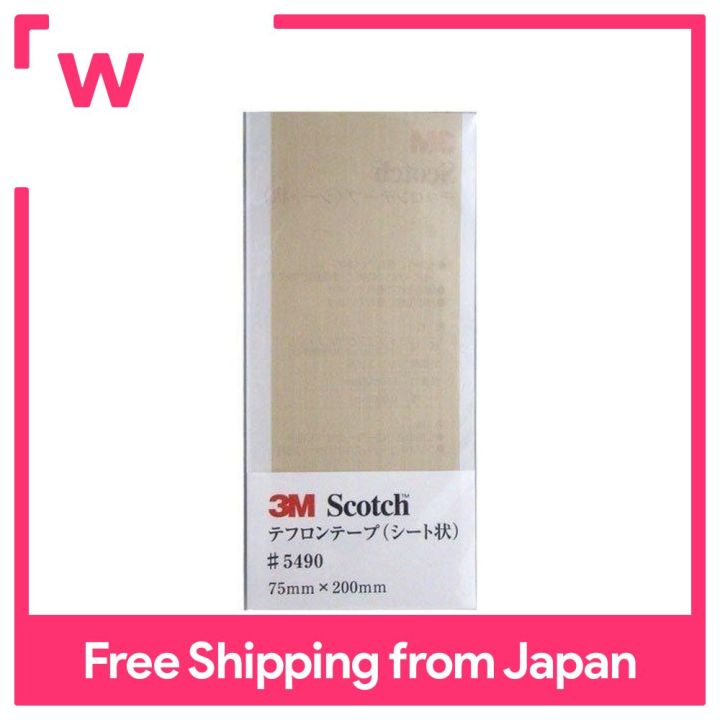3M Scotch Teflon tape sheet type #5490 75×200mm│Gummed tape/ Adhesive ...