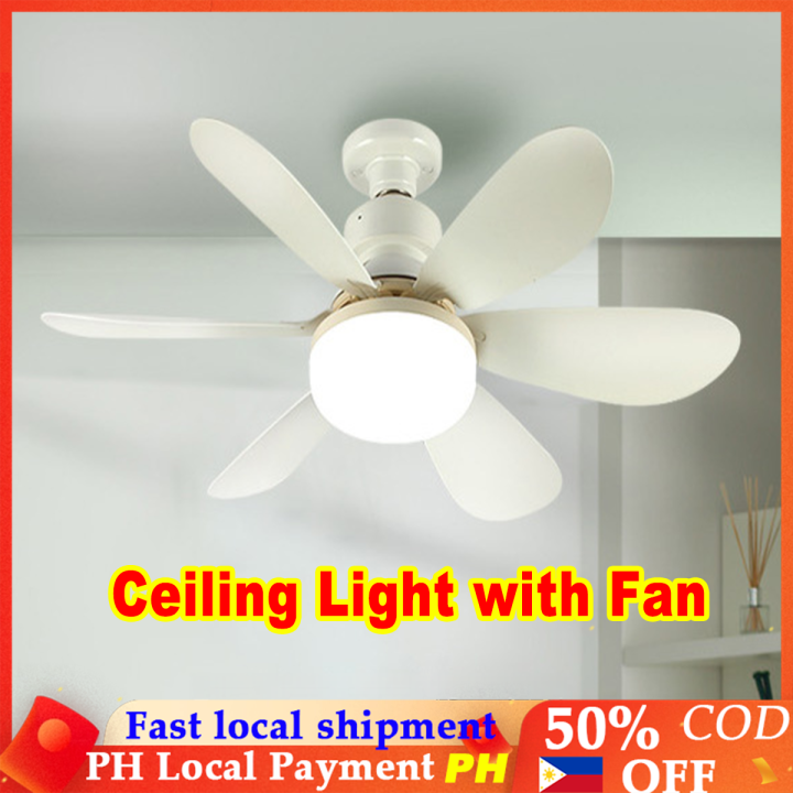 Ceiling Light With Fan Remote Control Intelligent LED Light Bulb 3 ...