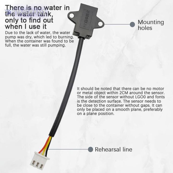 YINGRAN3 3.3V-5V Non Contact Water LEVEL SENSOR capacitive Liquid LEVEL ...