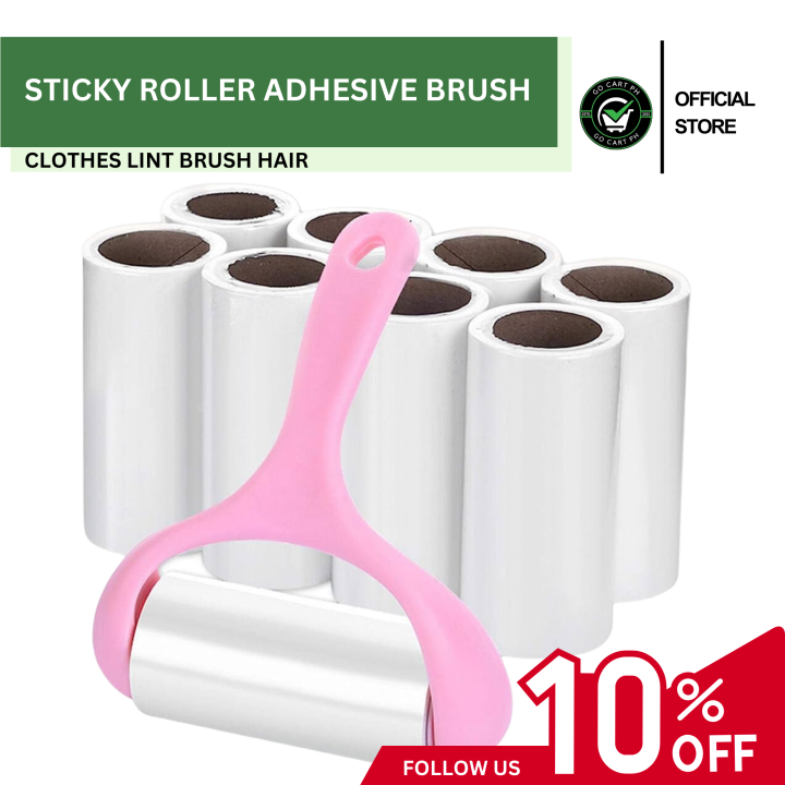 Sticky Roller Sticky Dust Paper Tearable Adhesive Brush Clothes Lint ...