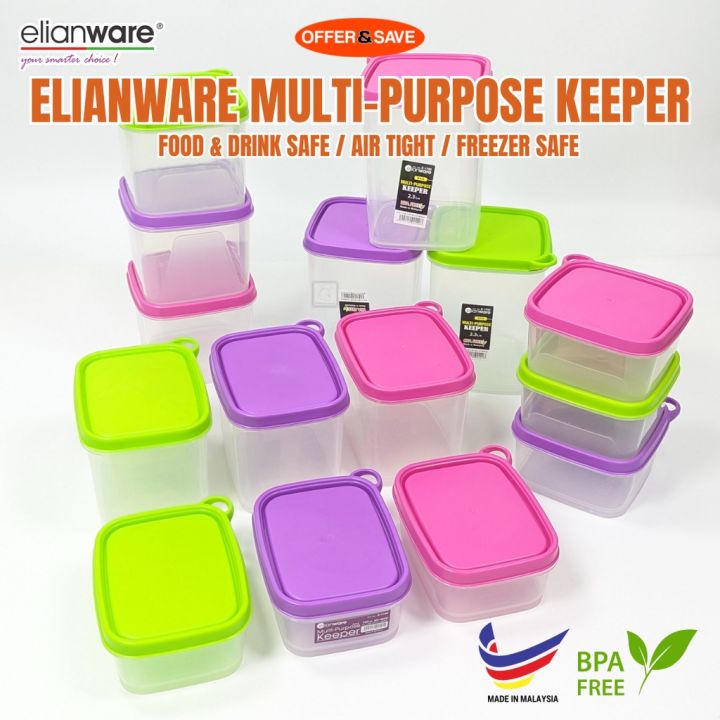 Elianware BPA Free Multipurpose Keeper Plastic Multipurpose Containers ...
