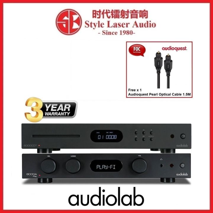 Audiolab 6000A Play Integrated Amplifier + 6000CDT CD Player | Lazada