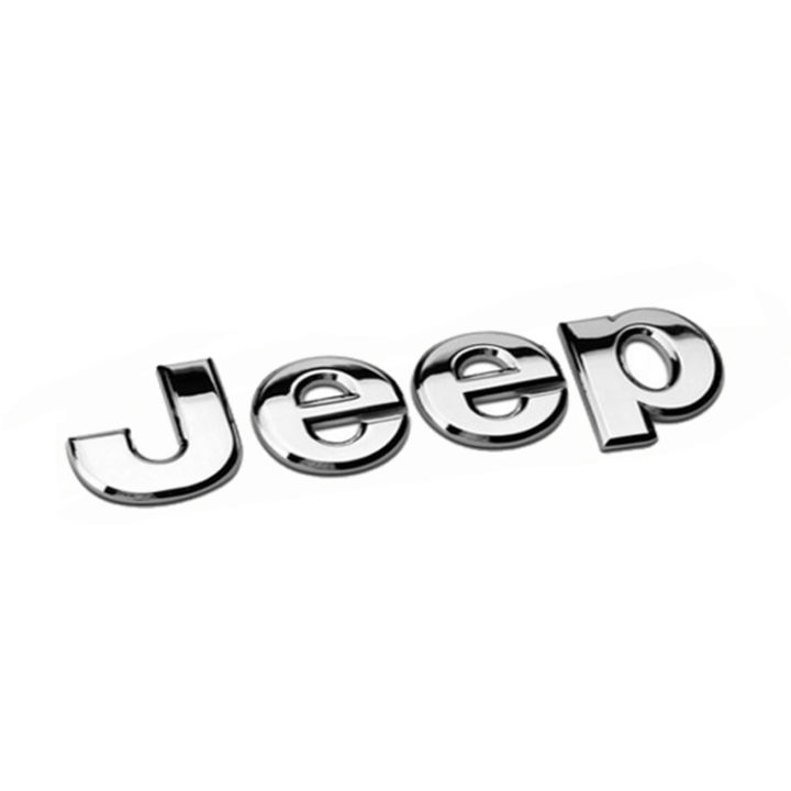 JEEP 3D Car Metal Logo Modification Badge JEEP Badge Emblem Decal ...