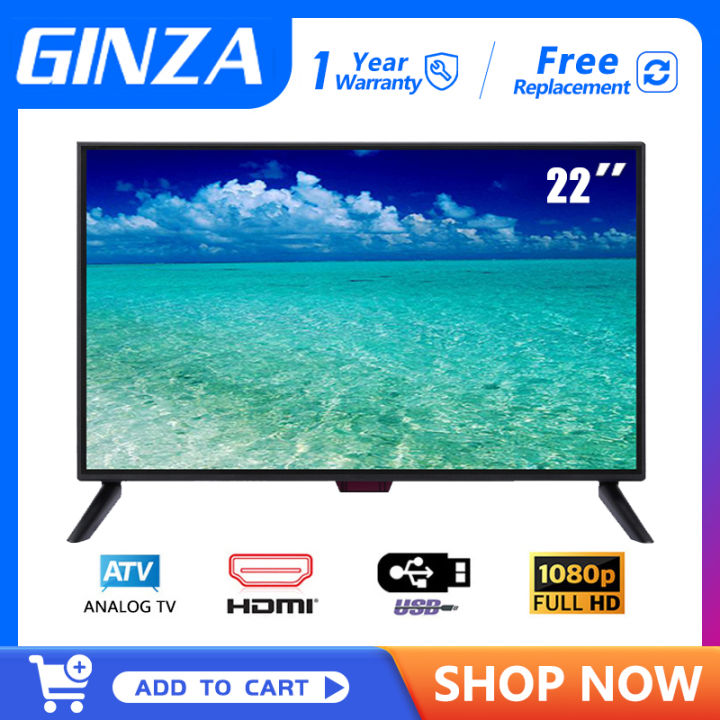 GINZA 22 inch TV Flat Screen Led tv HD Ready TV SALE cheap tv discount | Lazada PH