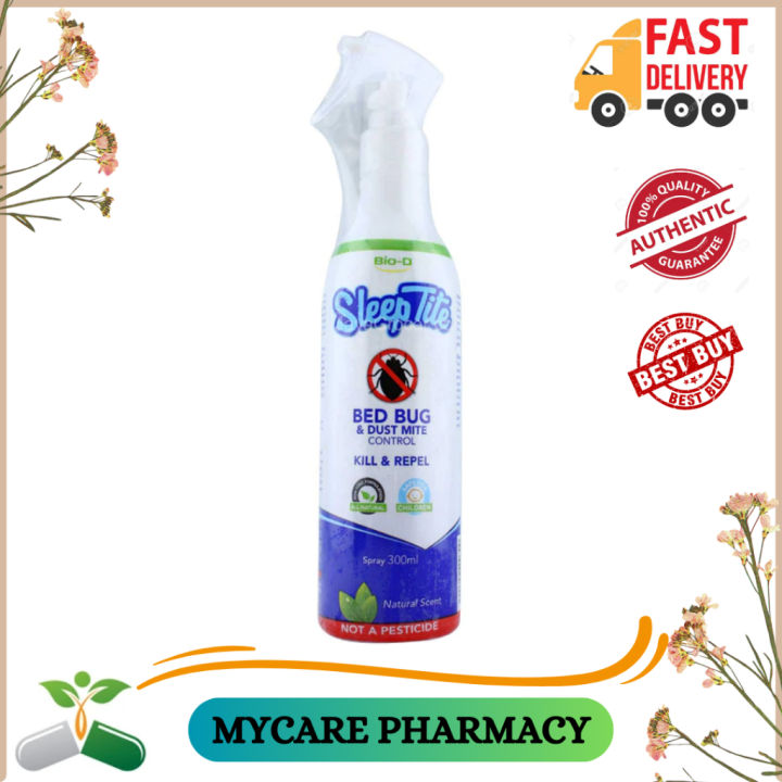 Bio-D Sleep Tite Bed Bug & Dust Mite Control Spray (300ml) - Natural ...