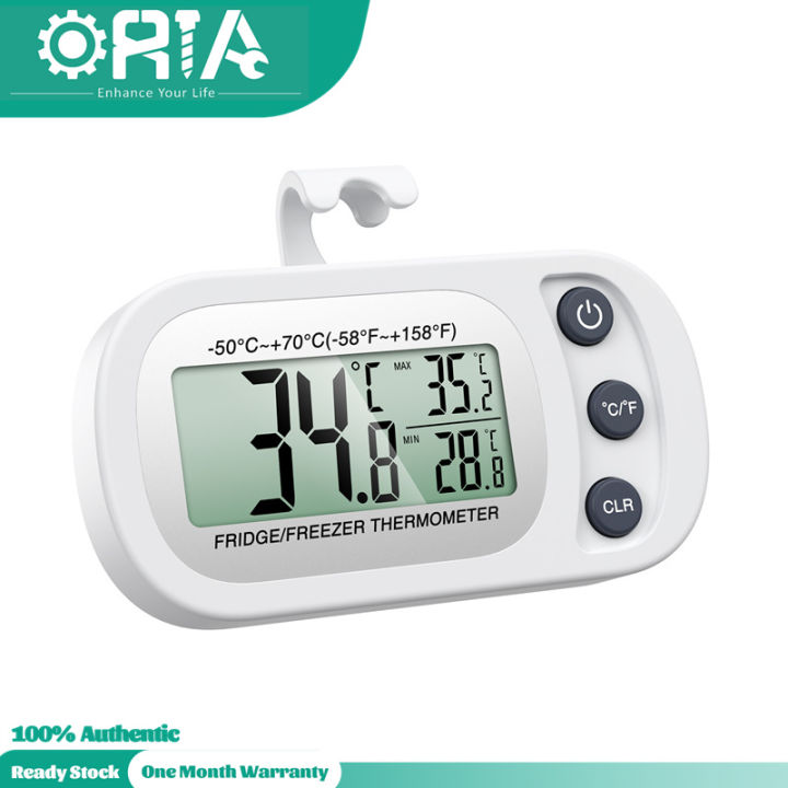[Upgraded]ORIA Digital Refrigerator Thermometer Mini Freezer ...