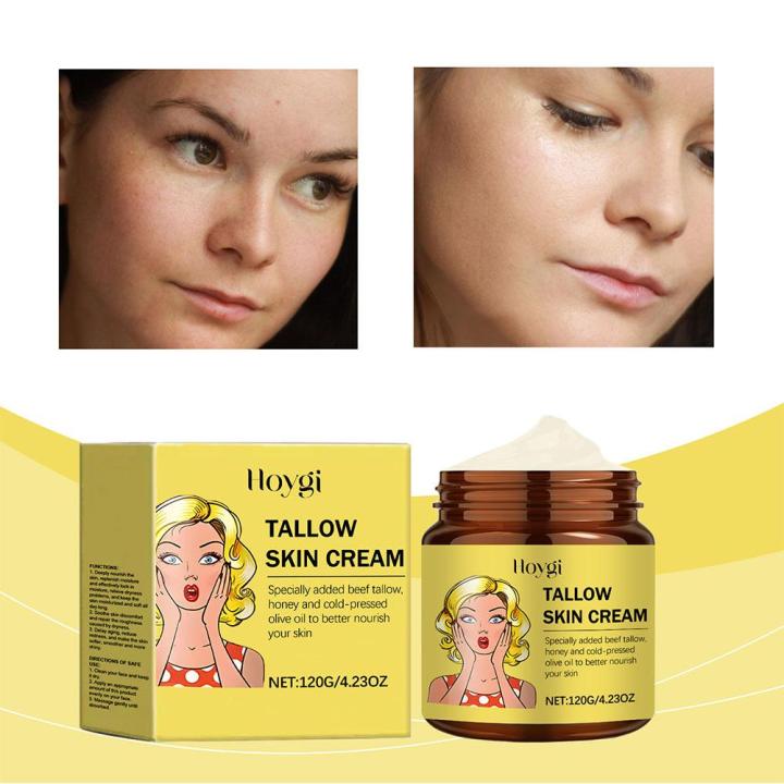 Tallow Cream 120g Tallow Face Moisturizer Moisturizing Balm Tallow And ...