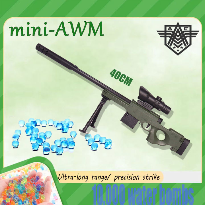 mini-AWM gel blaster manual single-shot water gun Outdoor toy shooting game gun model boy toy ...