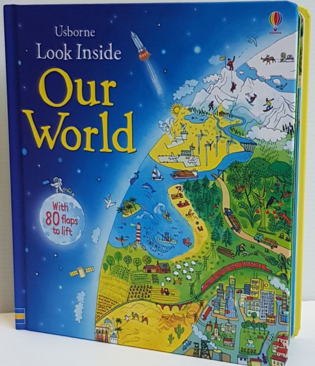 Look Inside Our World เหมาะสำหรับ 3+ กระดาษแข็งหนาทุกหน้า | Lazada.co.th