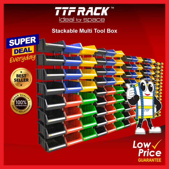 TTF Rack™ (MTB SERIES) Multi Tool Box /Storage Box Organizer /Storage ...