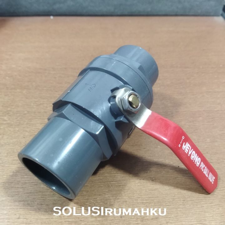 Ball Valve JEVONO 1 inch GAGANG STAINLESS / Stop Kran PVC 1" inci | Lazada Indonesia
