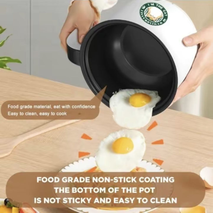 100% Original Yoky Mini 1.8L Dormitory Rice Cooker with Non-Stick Inner ...