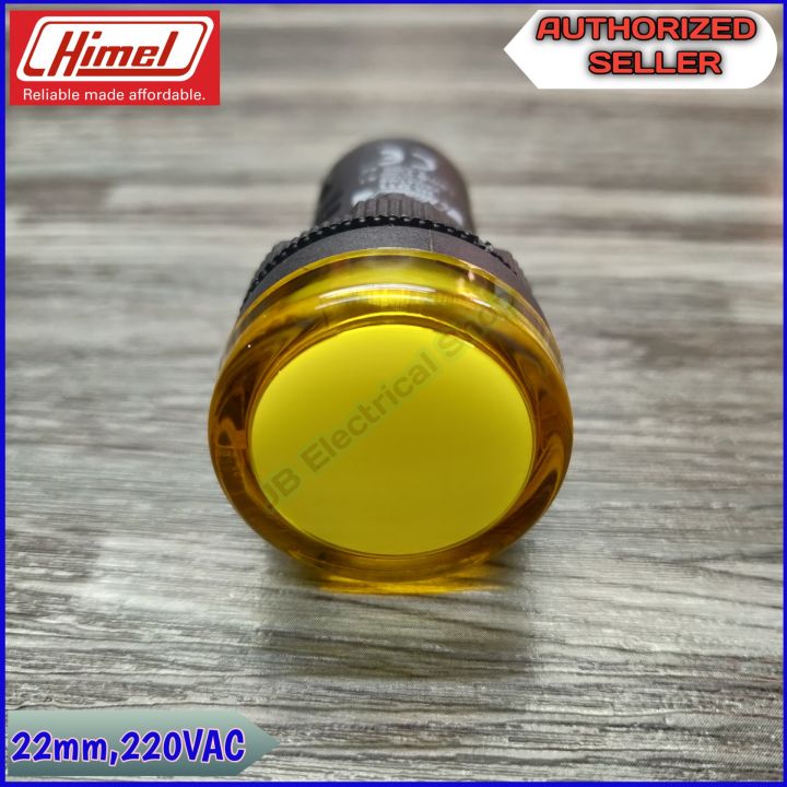 Himel Led Indicator Light 22mm 220v Yellow | Lazada PH