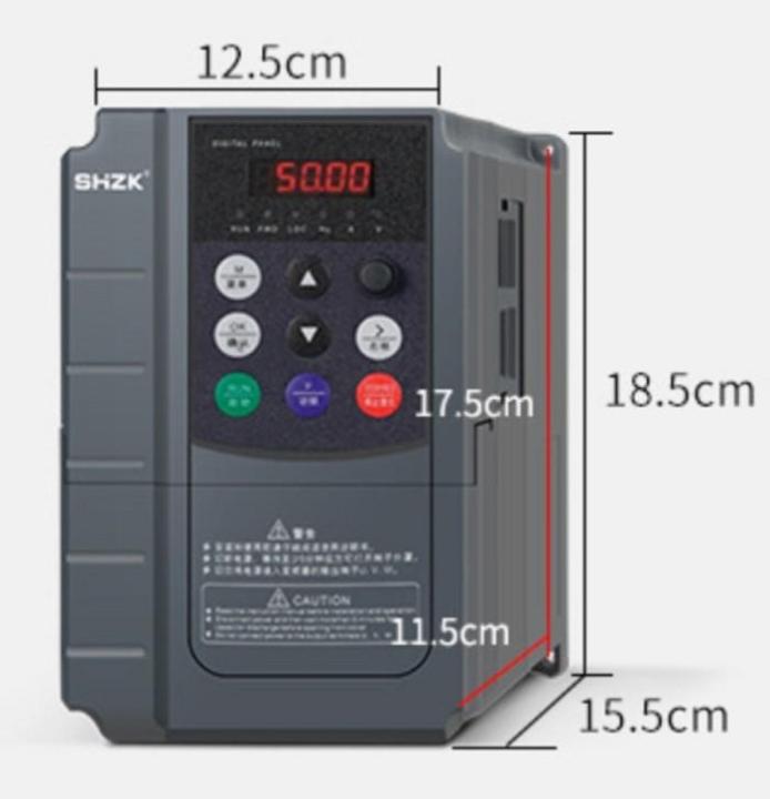 INVERTER SHZK 4KW 380V 3PHASE 3P 5HP VFD VARIABLE FREQUENCY DRIVE ...