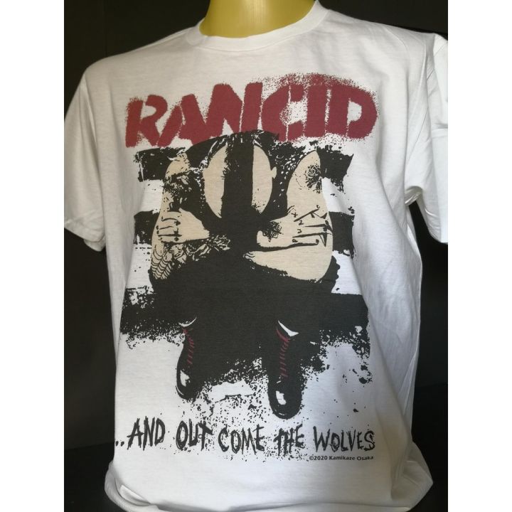 เสื้อวงนำเข้า Rancid And Out Come the Wolves Green Day NOFX Bad ...
