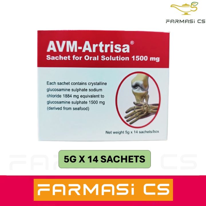 AVM-Artrisa ( Glucosamine Sulphate 1500mg ) Sachet for Oral Solution ...