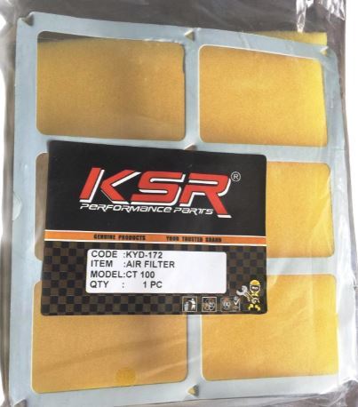 CT100 AIR FILTER KSR THAILAND PARTS | Lazada PH