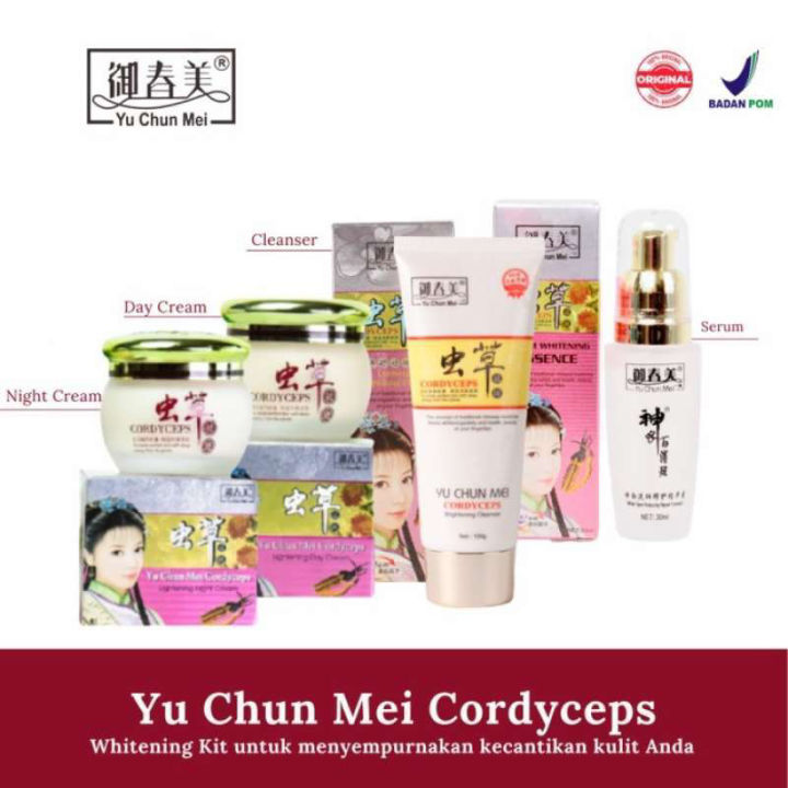 【100% AUTHENTIC】YU CHUN MEI CORDYCEPS BPOM INDONESIA /SKINCARE BPOM RI ...