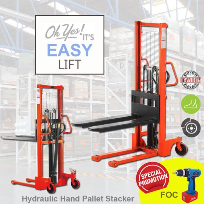 X5 1 TON HYDRAULIC HAND PALLET STACKER TRHPS1000 | Lazada