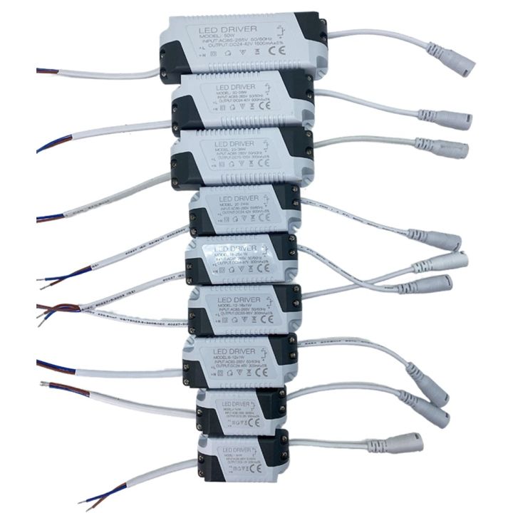LED Driver 1-3W 4-7W 8-12W 18-24W 25-36W 300mA Power supply Light ...