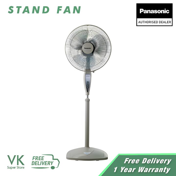 Panasonic Stand Fan 16 Inches 3 Speeds Oscillation Fan Strong Wind ...