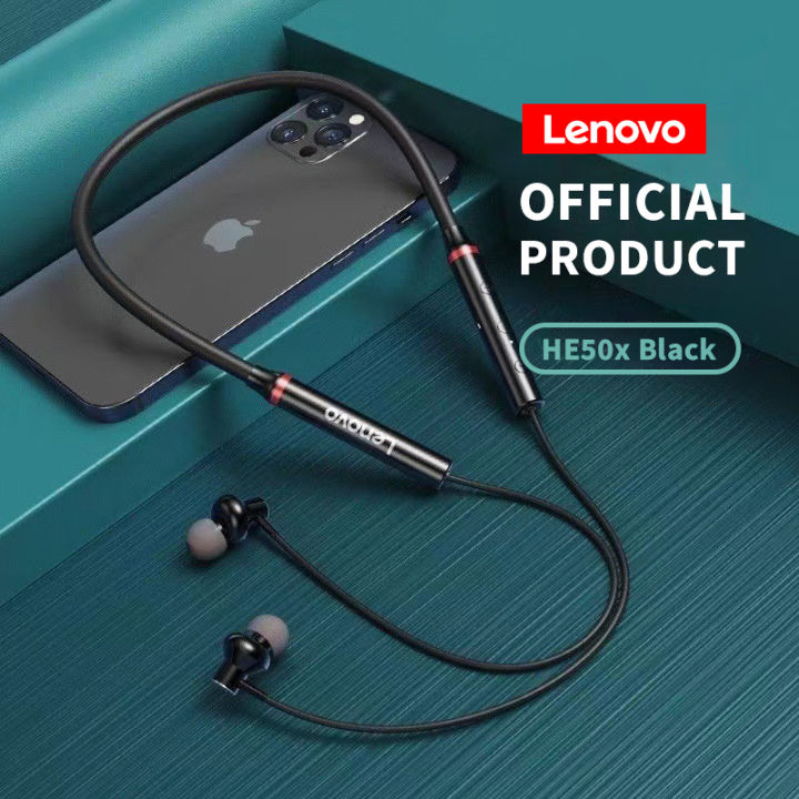 Lenovo HE05X HE05 X BT 5.0 ชุดหูฟังไร้สายหูฟังกีฬากันน้ำพร้อมไมค์หูฟัง ...