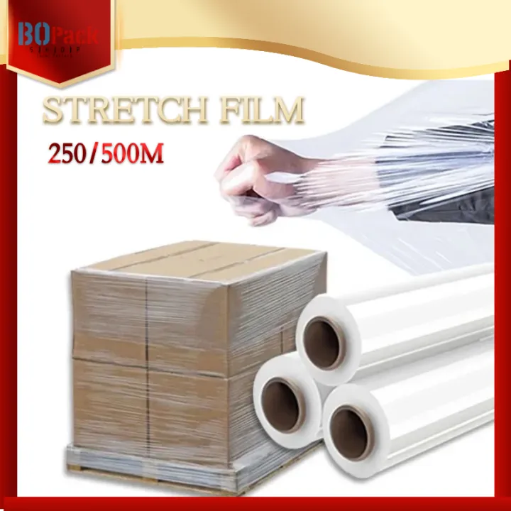 Transparent Stretch Film Strech wrap High Quality 500m x 500MM [20 ...