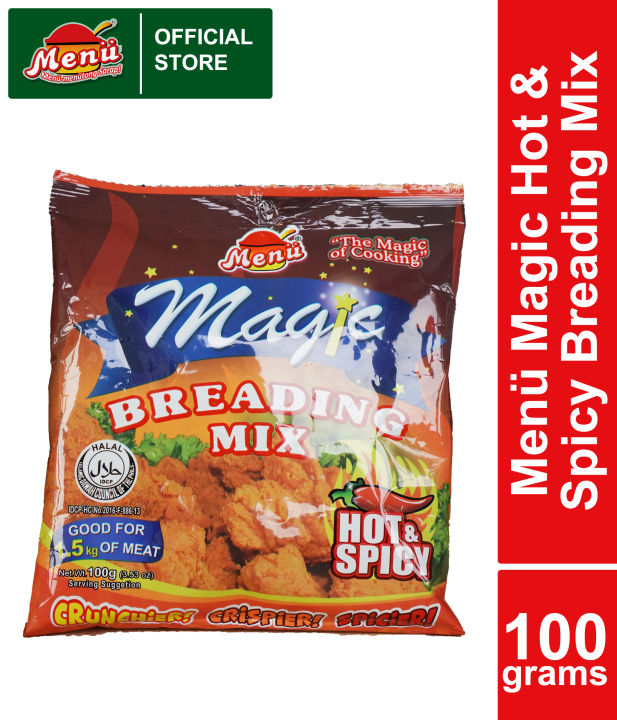 Menu Magic Breading Mix Spicy 100grams x 6 packs | Lazada PH