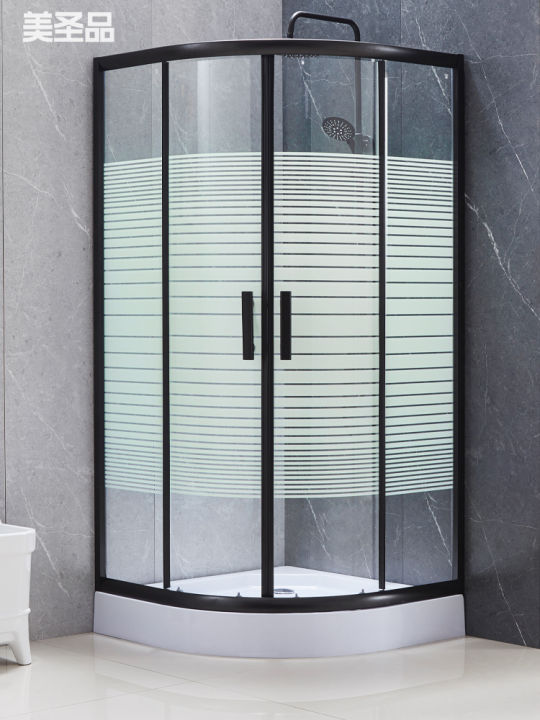 Simple dry-wet separation integral shower room explosion-proof tempered ...