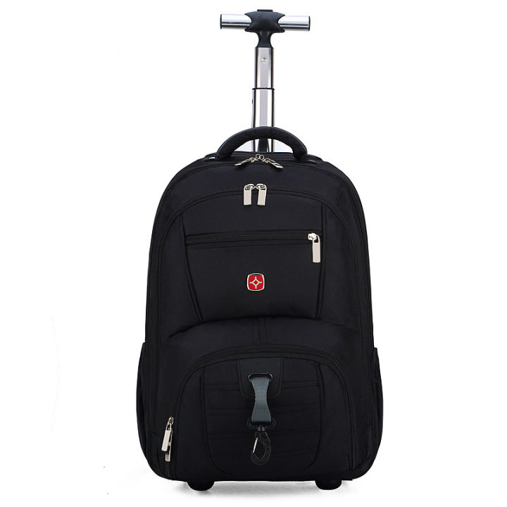 Premium Trolley Laptop Backpack Bag 2 wheels Waterproof Cabin Size ...