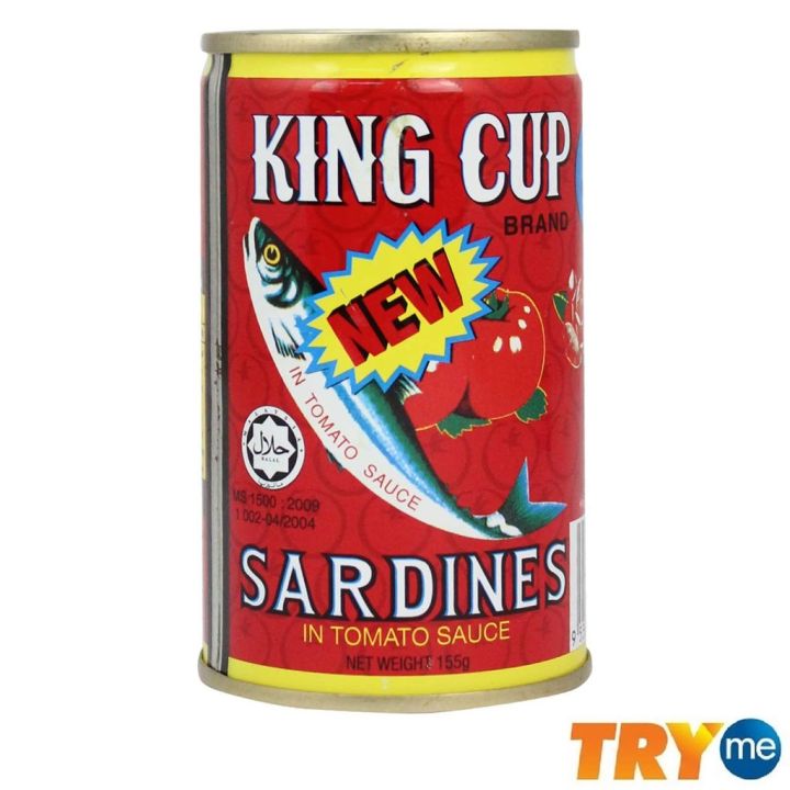 King Cup Sardine in Tomato Sauce 155g | Lazada