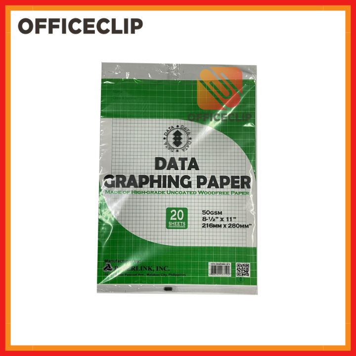 Data Graphing Paper 8-1/2 x 11" (Pack of 20's) | Lazada PH