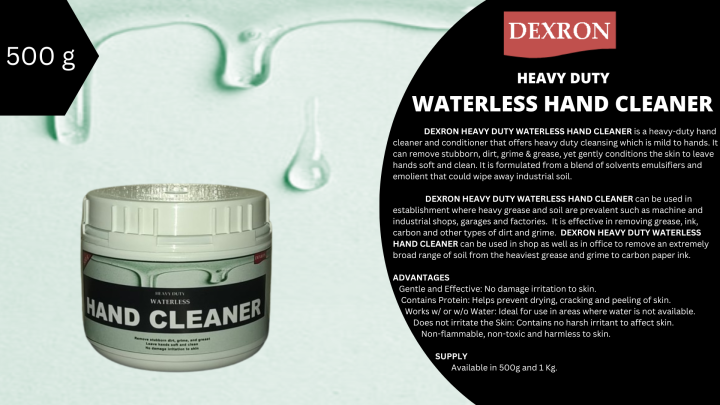 DEXRON HEAVY DUTY WATERLESS HAND CLEANER (500G) | Lazada PH