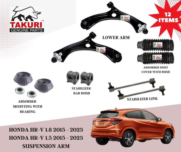 Takuri front lower arm assy suspension arm combo set HONDA HRV 2015 ...