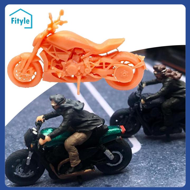 Fityle 1/64 Motorcycle Model Role Play for Architectural Railway ...