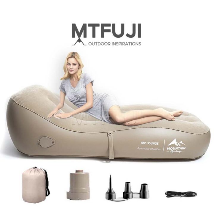 Mt.Fuji Inflatable Sofa Camping Air Mattress Automatic Inflatable Bed ...