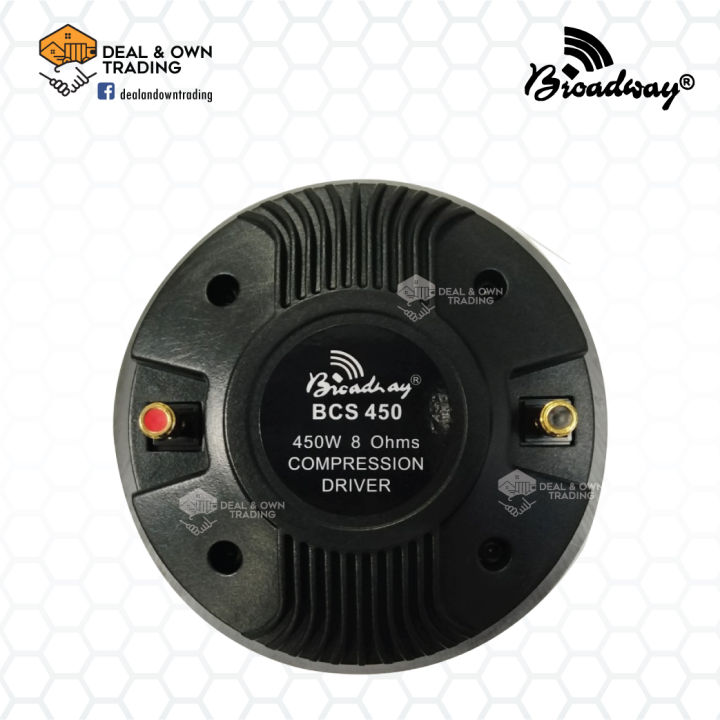 Broadway BCS-450 450watts Pure Titanium Diaphragm Compression Driver ... Broadway BCS-450 450watts Pure Titanium Diaphragm Compression Driver ...