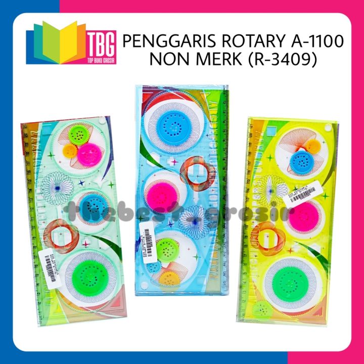1 PCS PENGGARIS ROTARY A-1100 NON MERK / ROTARY RULER/ PENGGARIS ROTARI ...
