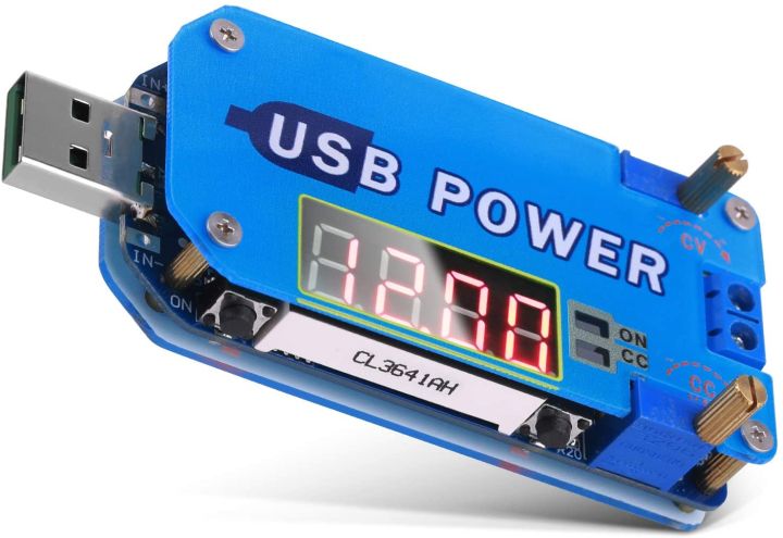 15W DC-DC Adjustable USB Power Supply Module, 5V to 3.3V 9V 12V 24V 30V ...