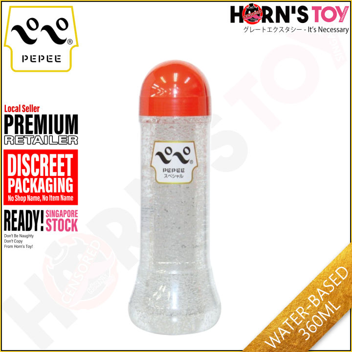 Pepee Gel Water Based Lotion 360ml Sex Lubricant Japan Lotion For Sex Toy Back Door Horn's Toy ...