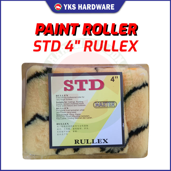 STD 4" Rullex - Paint Roller | Lazada
