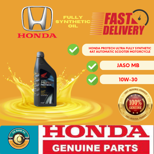 HONDA PROTECH ULTRA FULLY SYNTHETIC 4AT AUTOMATIC SCOOTER MOTORCYCLE ...