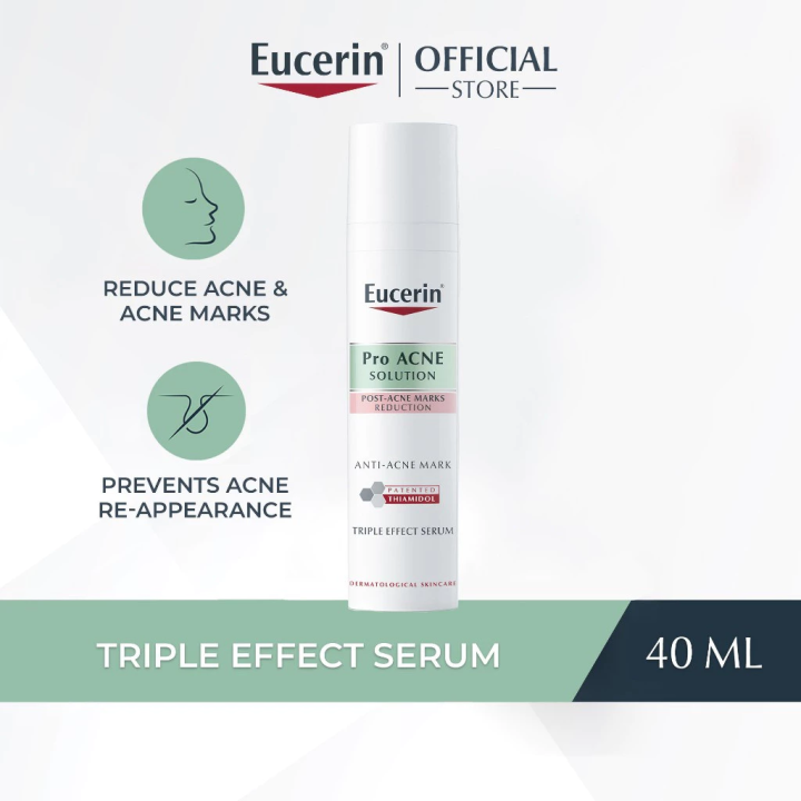 Eucerin ProACNE Solution Triple Effect Serum 40ml | Serum | Acne Prone ...