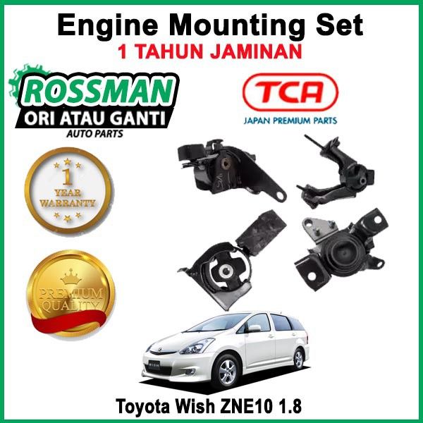Toyota Wish ZNE10 1.8 TCA Engine Mounting Set 1 Year Warranty | Lazada