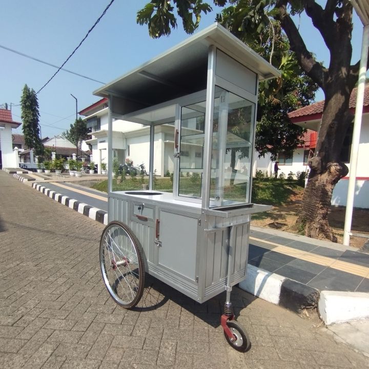gerobak aluminium bakso malang | Lazada Indonesia