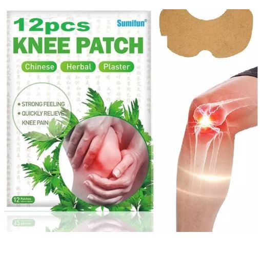 Knee Patch Pain Relief Sticker Wormwood Joint Veins Muscle Pain ...