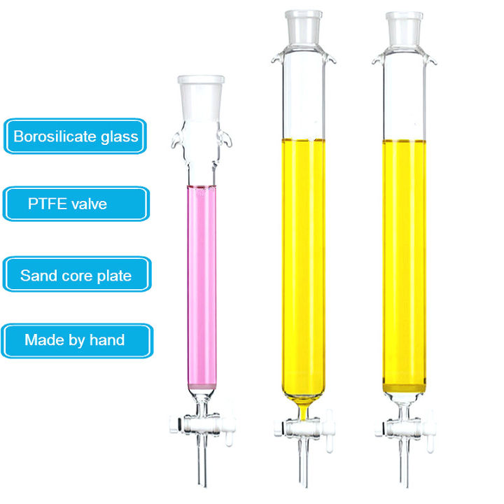Column Chromatography Adsorption Chromatography PTFE Valve Sand Core ...